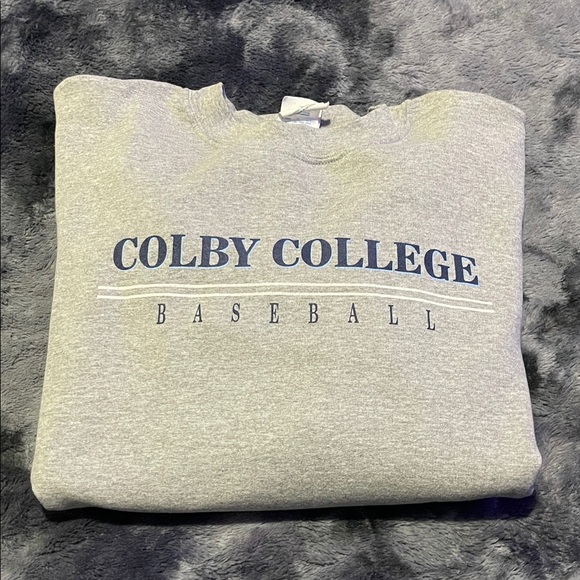 Gildan | Shirts | Colby College Baseball Crewneck | Poshmark